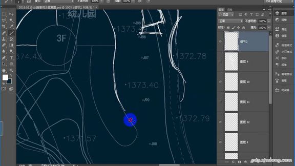 公园景观设计全流程实操-第10节 路口广场区域草图细化设计