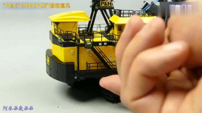 「工程机械比例模型」1:160“P&H”4100XPC矿用挖掘机模型开箱