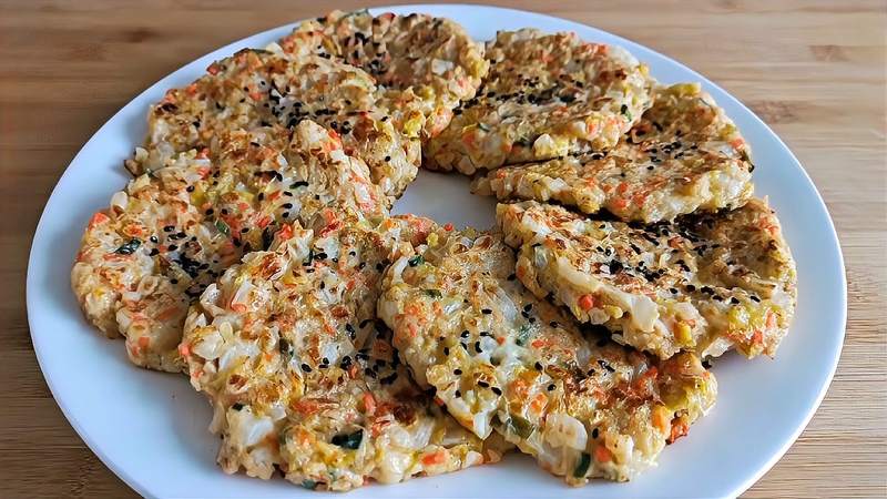 燕麦不要煮粥了,教你做燕麦早餐饼,做法简单,低脂营养又好吃