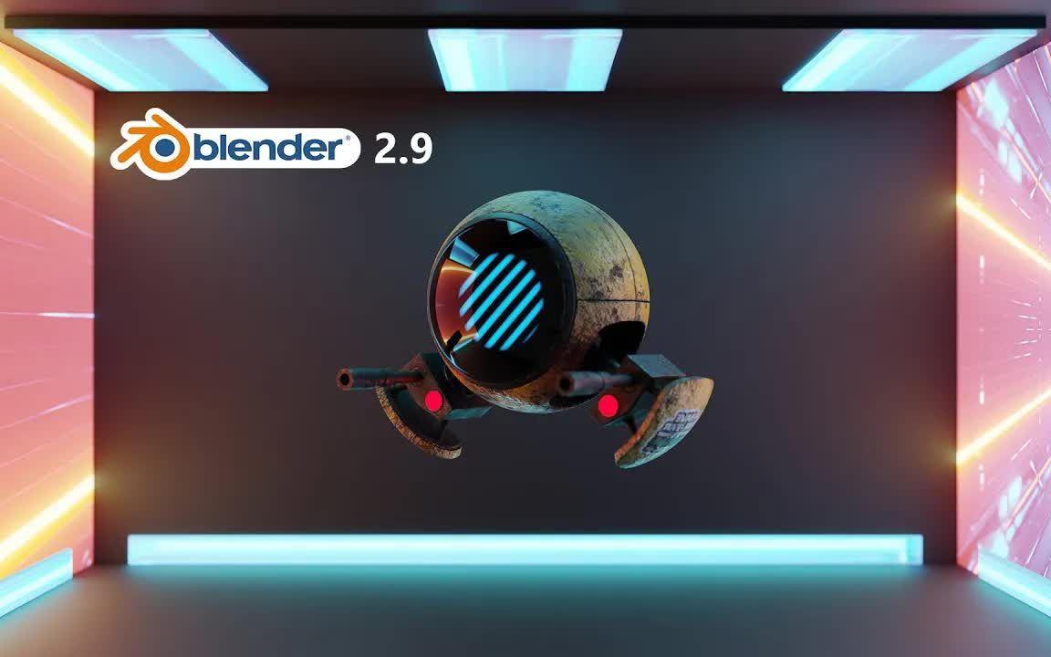 iBlender中文版插件 Blender 2.9 中的发光材料 |从纹理发射光 教程Bl