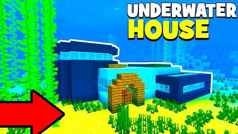 我的世界教程:如何建造一个现代化的水下房屋