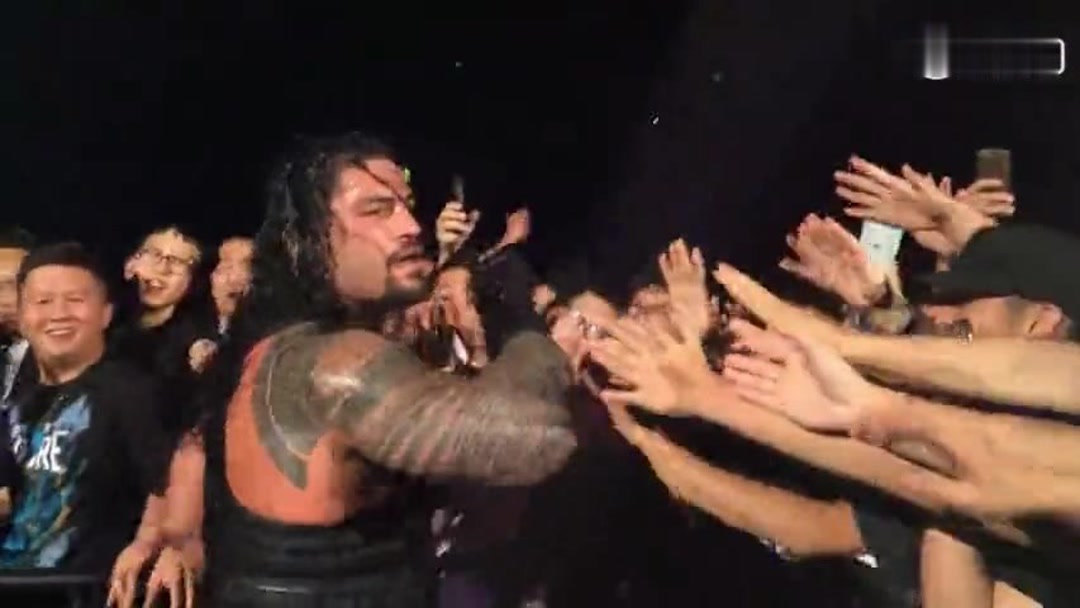 WWE Live 上海站罗门伦斯感谢中国观众