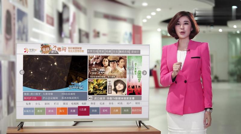 华数互动电视特色功能操作指南—门户三屏切换