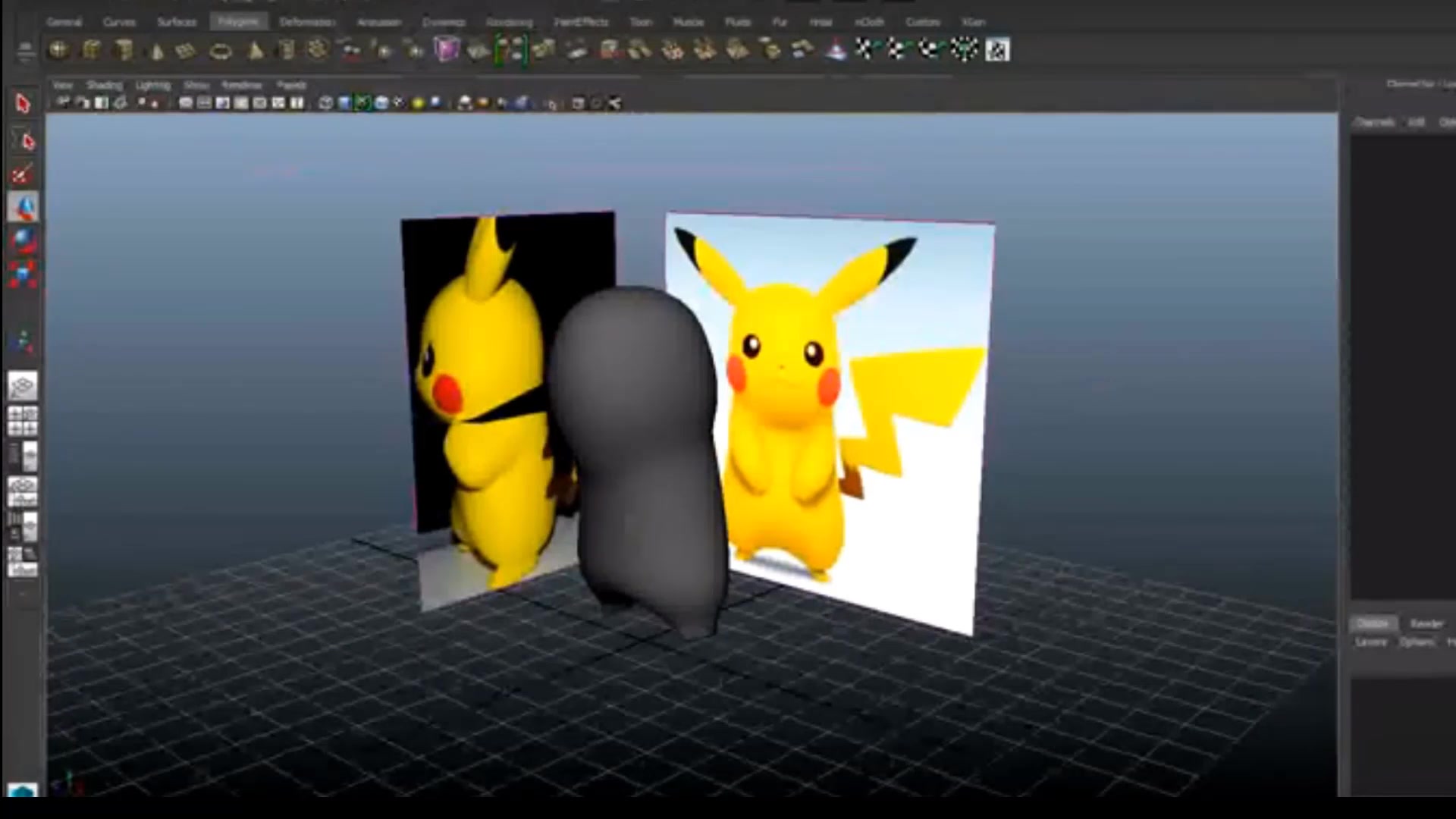 【建模教程】自学游戏建模皮卡丘(下)