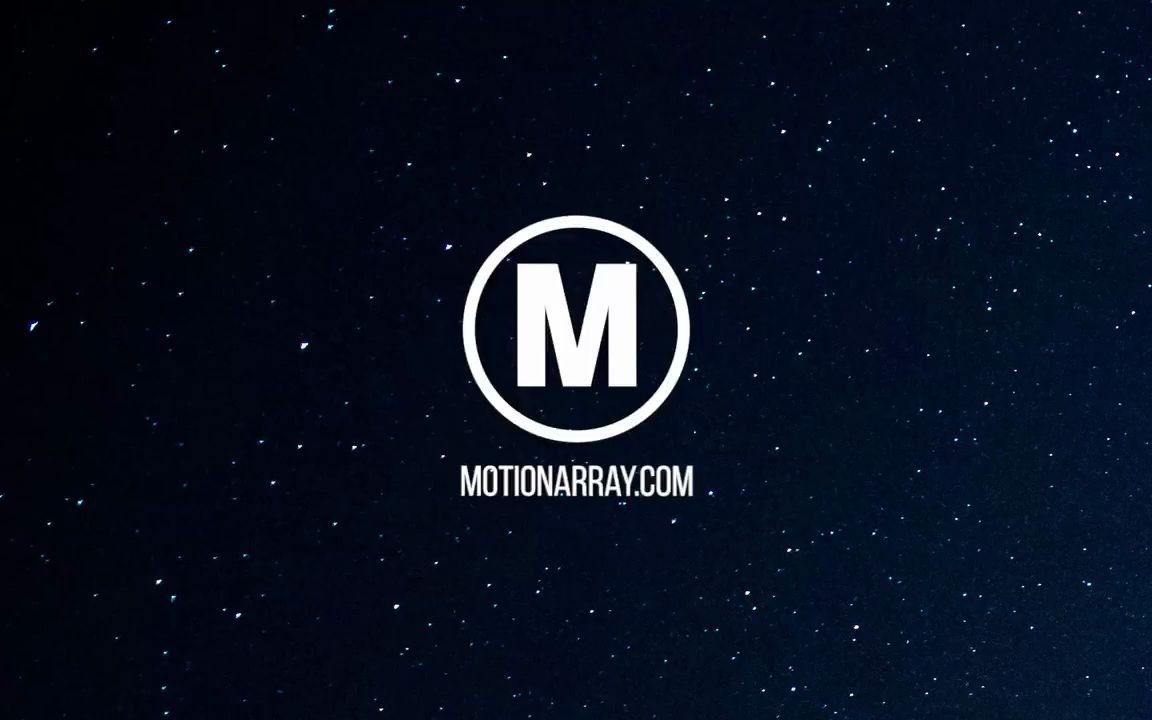 星空背景液体Logo标题Pr模板