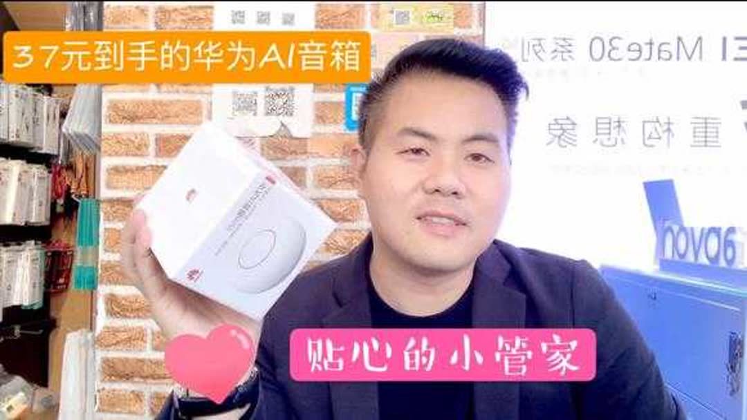体验店售价228元的华为AI智能音响,37元到手,很聪明智能小管家
