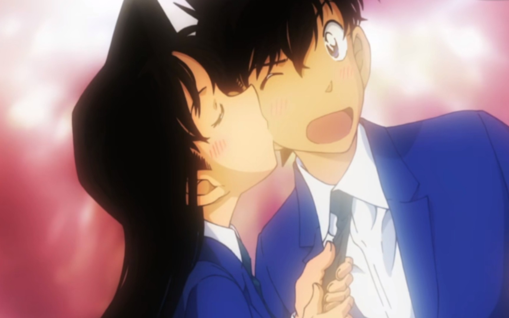 【名侦探柯南】工藤新一&毛利兰 红色修学旅行里的亲亲～