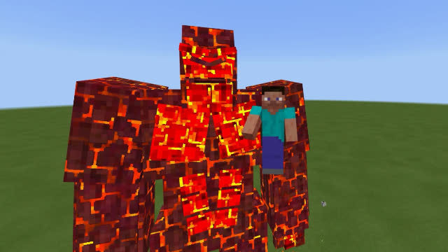 我的世界超级金刚模组大战哥斯拉模组,熔岩金刚是最强的