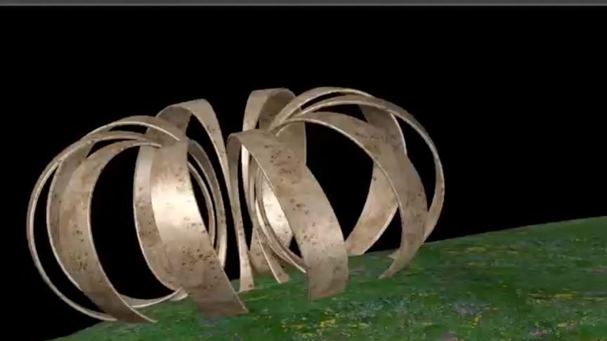 CAD螺旋雕塑建模教学