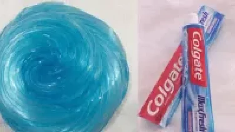 最简单的史莱姆做法,老外用牙膏做出来,网友:大开眼界