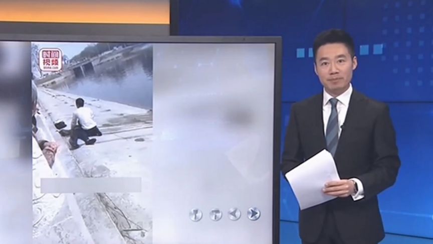 两男子跳河救落水女子:没想太多,毕竟是一条人命