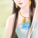 影寒槿月横 