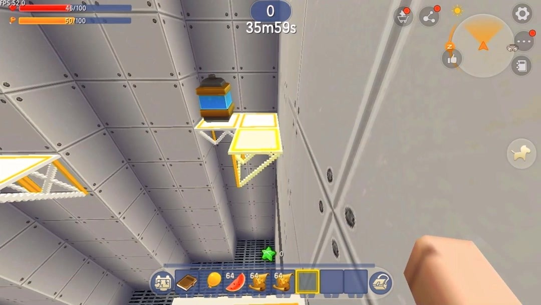 迷你世界:来到第一个复活点,心差点裂开了