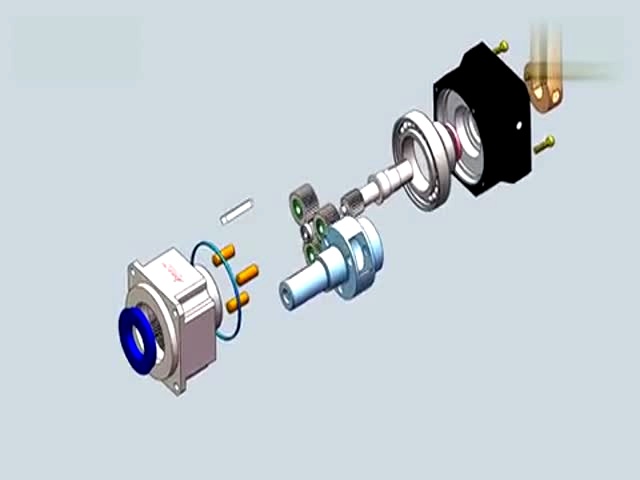 solidworks行星齿轮减速器爆炸运动仿真