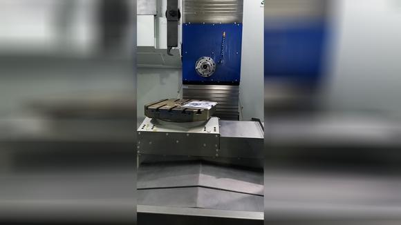 CNC 多轴加工,工作台任意角度旋转操作,中磊教育
