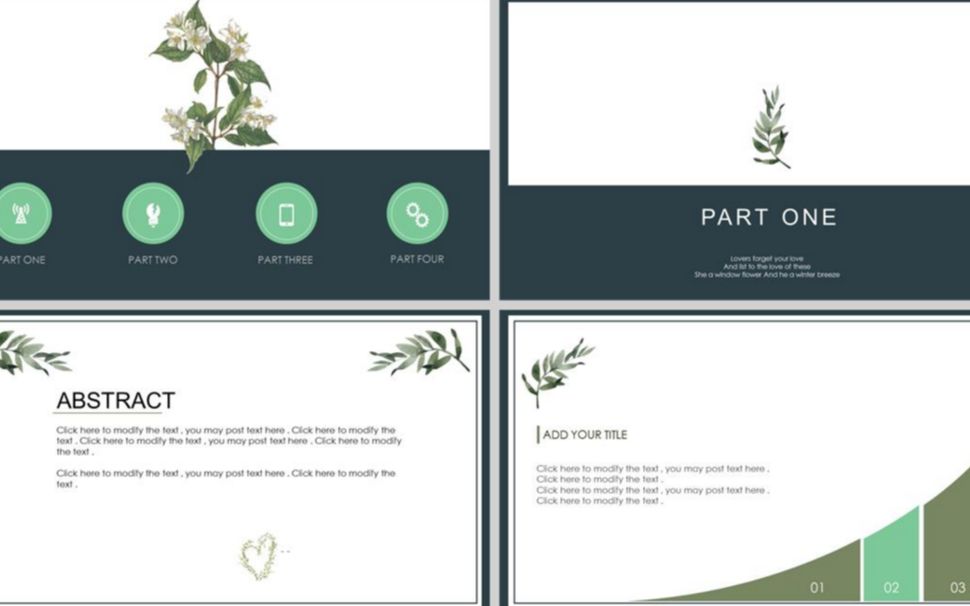 04.优雅简约毕业答辩会议总结宣讲PPT模板(视频可套用)