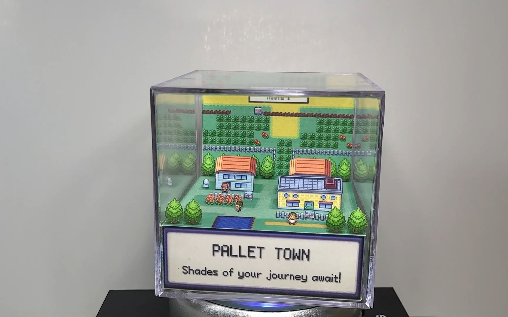 【宝可梦手工】——火红/叶绿真新镇场景纸模教程