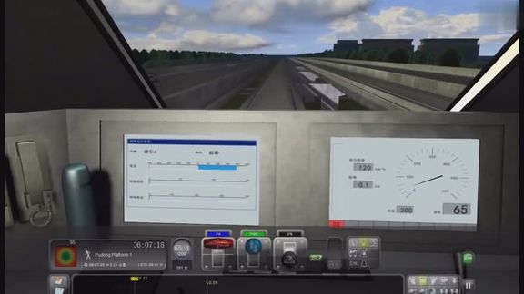 模拟火车2016:中国妹子试驾上海磁悬浮列车!