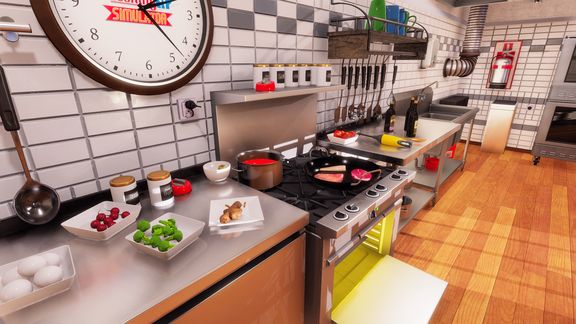 厨房模拟器:不会做饭的怎么办?机会难得,玩游戏还能学做饭!