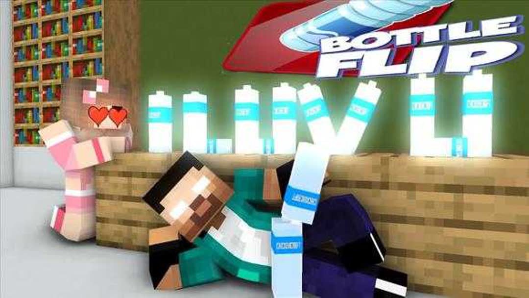 我的世界怪物学院:扔瓶子大赛,各种花里胡哨的操作吓坏him老师