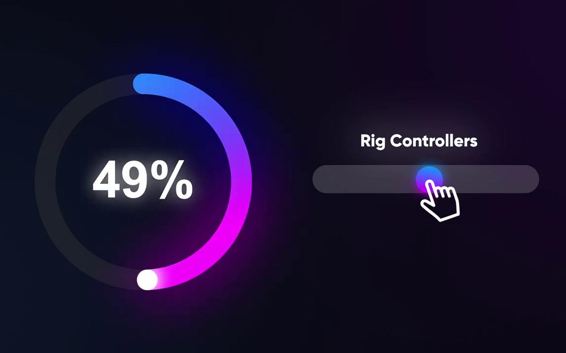 【AE教程|油管搬运|MG动画】制作循环的进度条效果