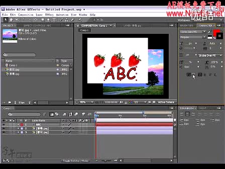 After Effects-AE使用中文教程--06浮动面板