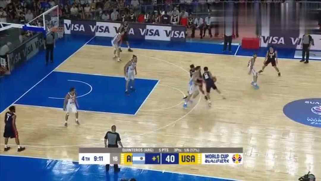 阿根廷vs美国2019篮球世界杯预选赛高光集锦