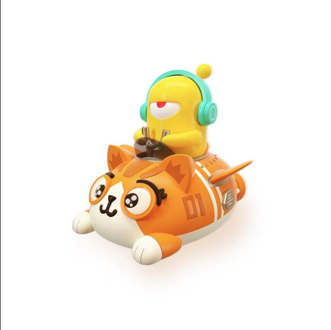 勇敢博博不怕困难 