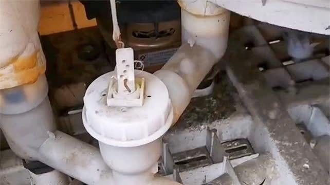 洗衣机排水特别慢,终于找到.