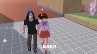 樱花校园模拟器:唐三晕倒,小舞赶来救人