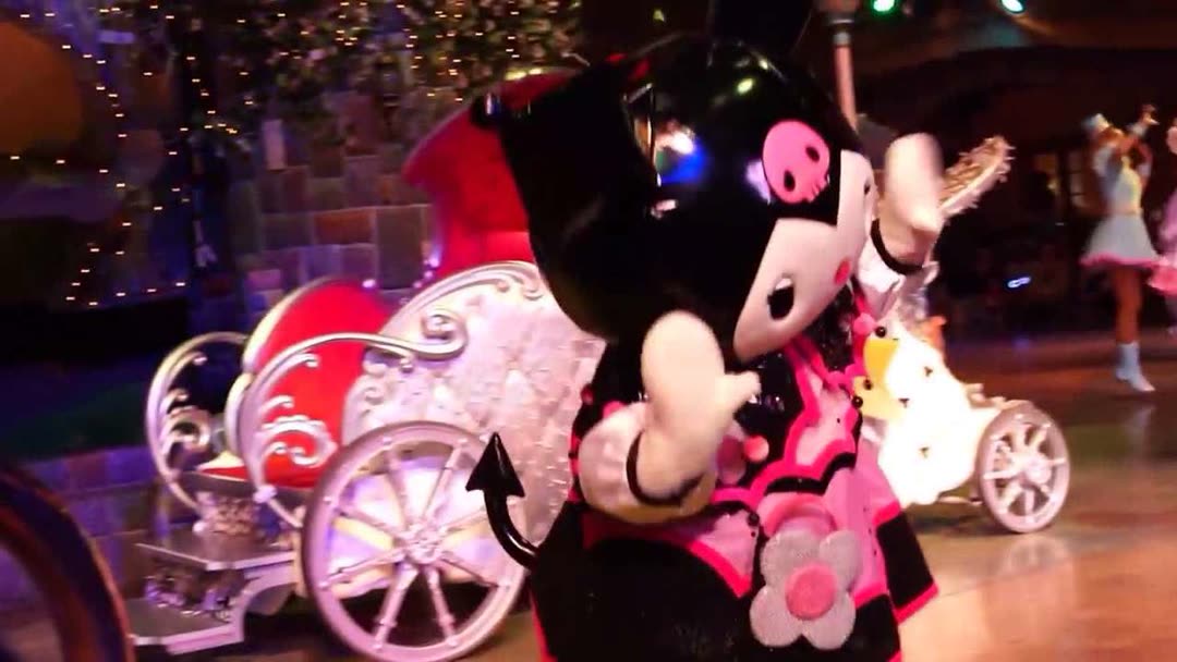 東京kitty美樂蒂酷洛米雙子星大耳狗蜜糖邦尼樂園表演遊行2