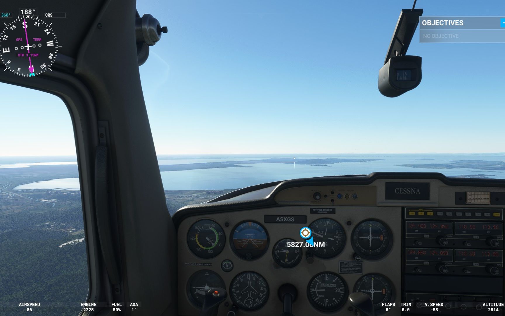 【MFS微软模拟飞行】飞一个灾难性的本场solo。