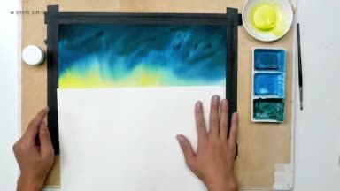 ...损失大了 【 【水彩风景教程】 四分钟带你了解星空绘画流程