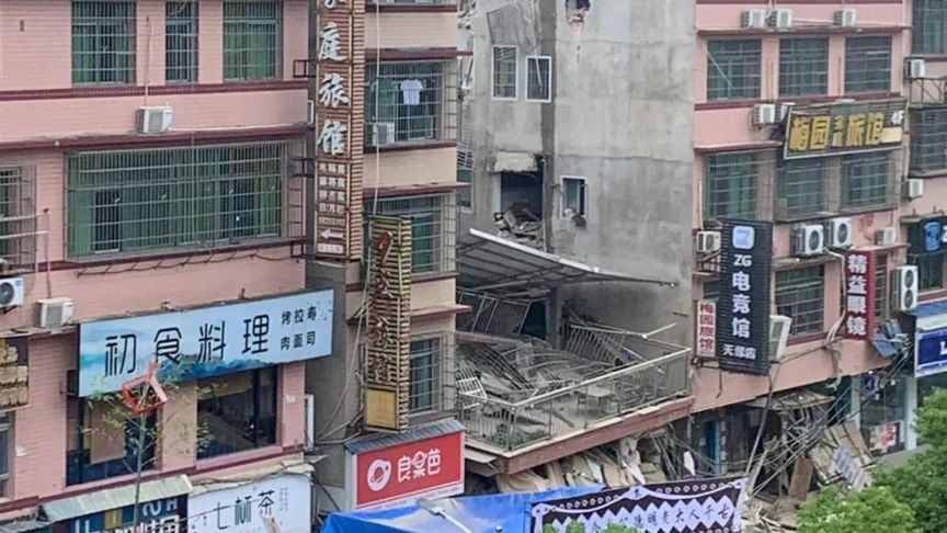 长沙一居民自建房坍塌,两部门已派工作组赶赴现场