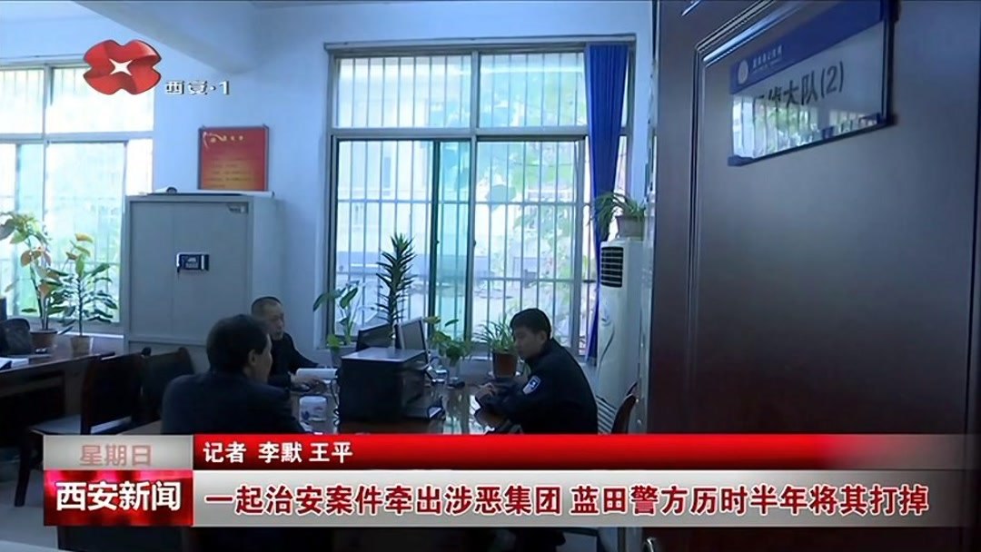 一起治安案件牵出涉恶集团 蓝田警方历时半年将其打掉