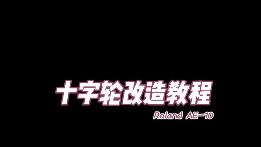 罗兰电吹管Ae10十字轮的改造教程