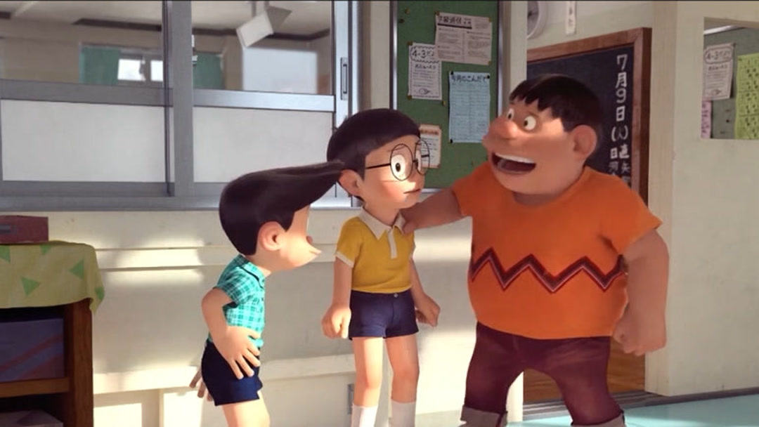 哆啦A梦:伴我同行(日语版)(片段)大雄学习生活一塌糊涂