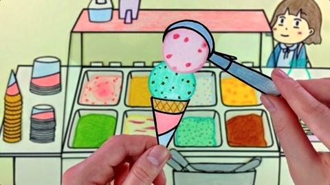 声音解压定格动画:甜美的自助冰激凌