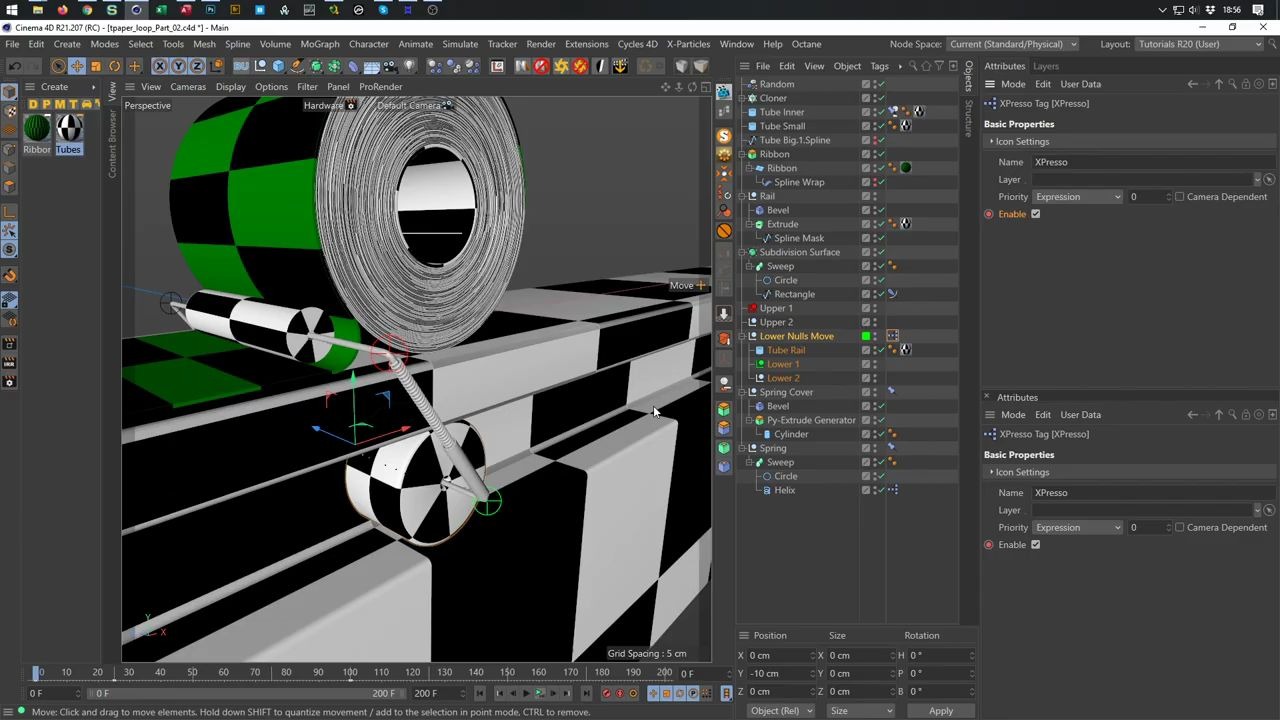 【C4D教程】c4d制作厕纸动画第二部分