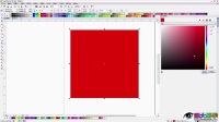 眼大易学 coreldraw入门教程 使用颜色泊坞窗填充