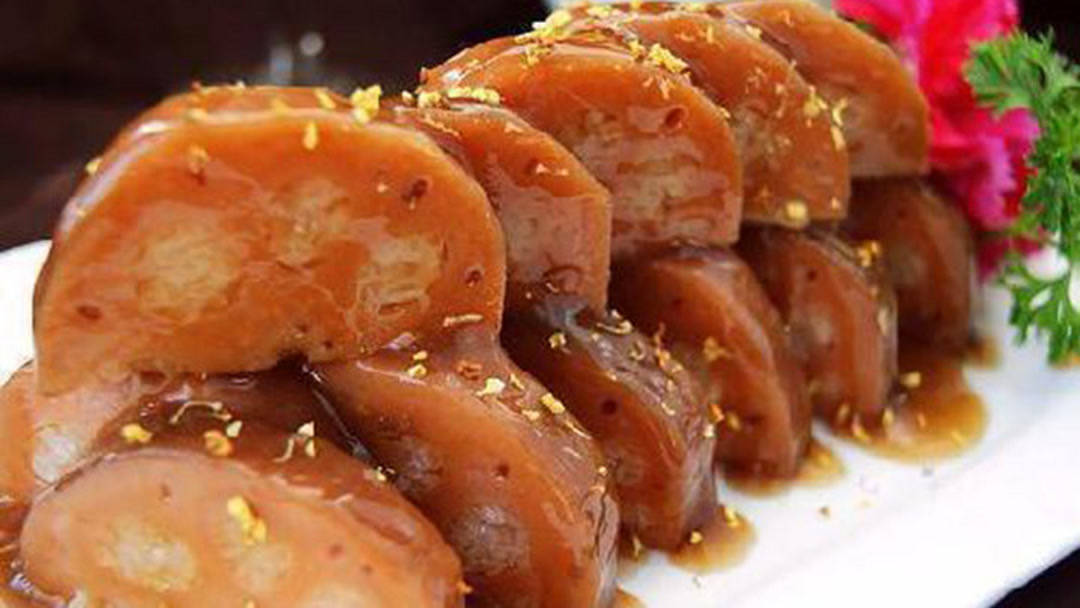 桂花糯米藕!一款适合缺铁性贫血人的养生美食