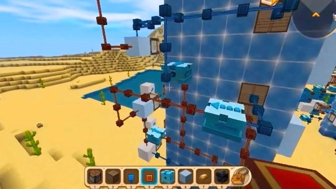 迷你世界搞笑:在迷你建造电梯装错线会出现什么状况?