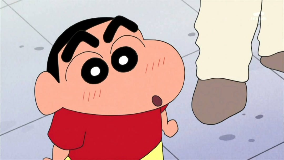 蜡笔小新动画:见到漂亮大姐姐的小新,完全没有任何抵抗力!