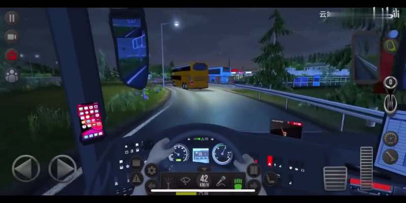 客车模拟-最真实的手机模拟驾驶游戏 深夜从巴塞罗那前往马德里