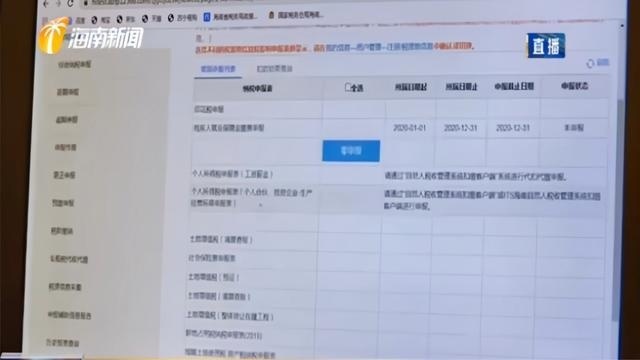 海南12月起财行税十个税种实行一表集成申报
