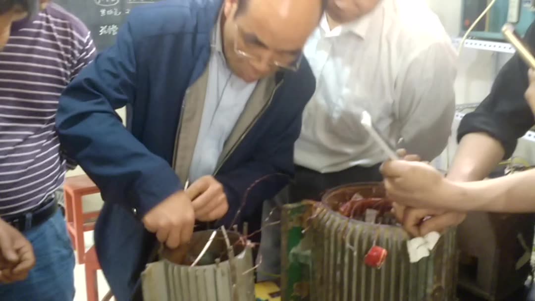 单相三相异步电动机维修线头焊接方法视频讲座培训