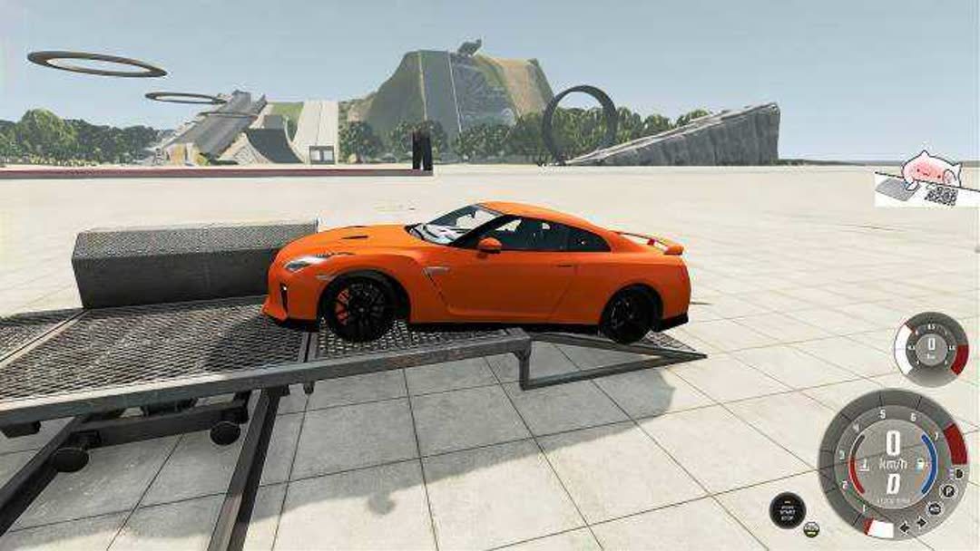 车祸模拟器 战神GTR挑战摔摔乐!