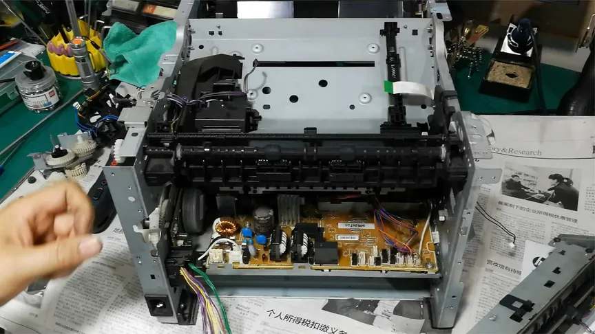 惠普M400打印机出现50.2报错代码!更换定影组件时错误更正