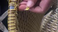 藤椅断藤编织教程视频。
