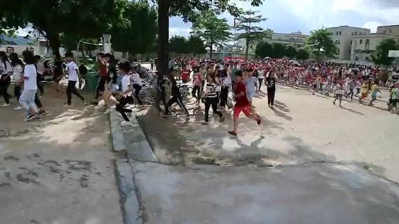 惠来仙庵镇锡溪学校安全疏散演练活动